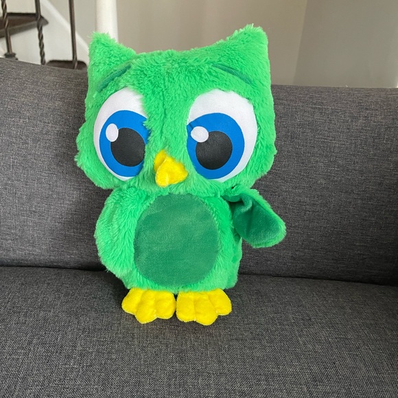 Impact | Toys | Impact Cute Big Eyed Green Owl Plush 2 Blue Yellow Hoot ...